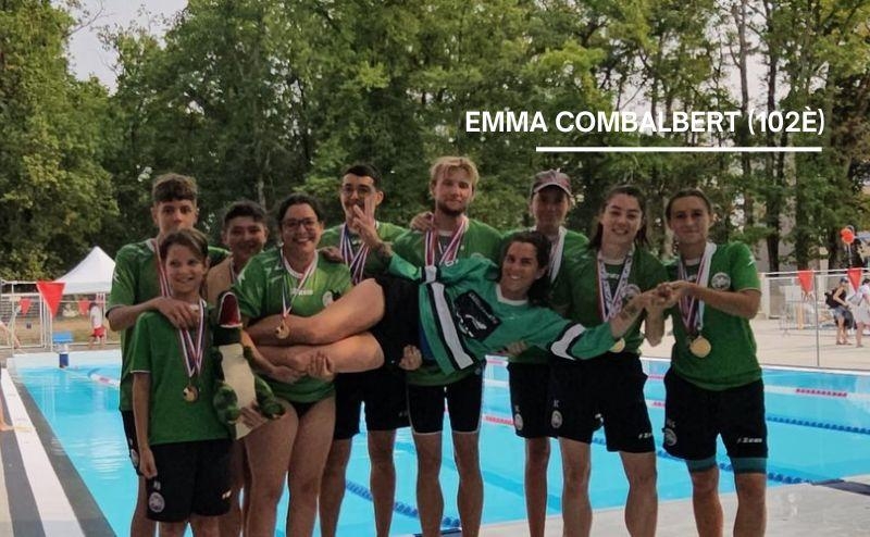 Emma Combalbert (102e) : Triomphe en natation avec le CNC